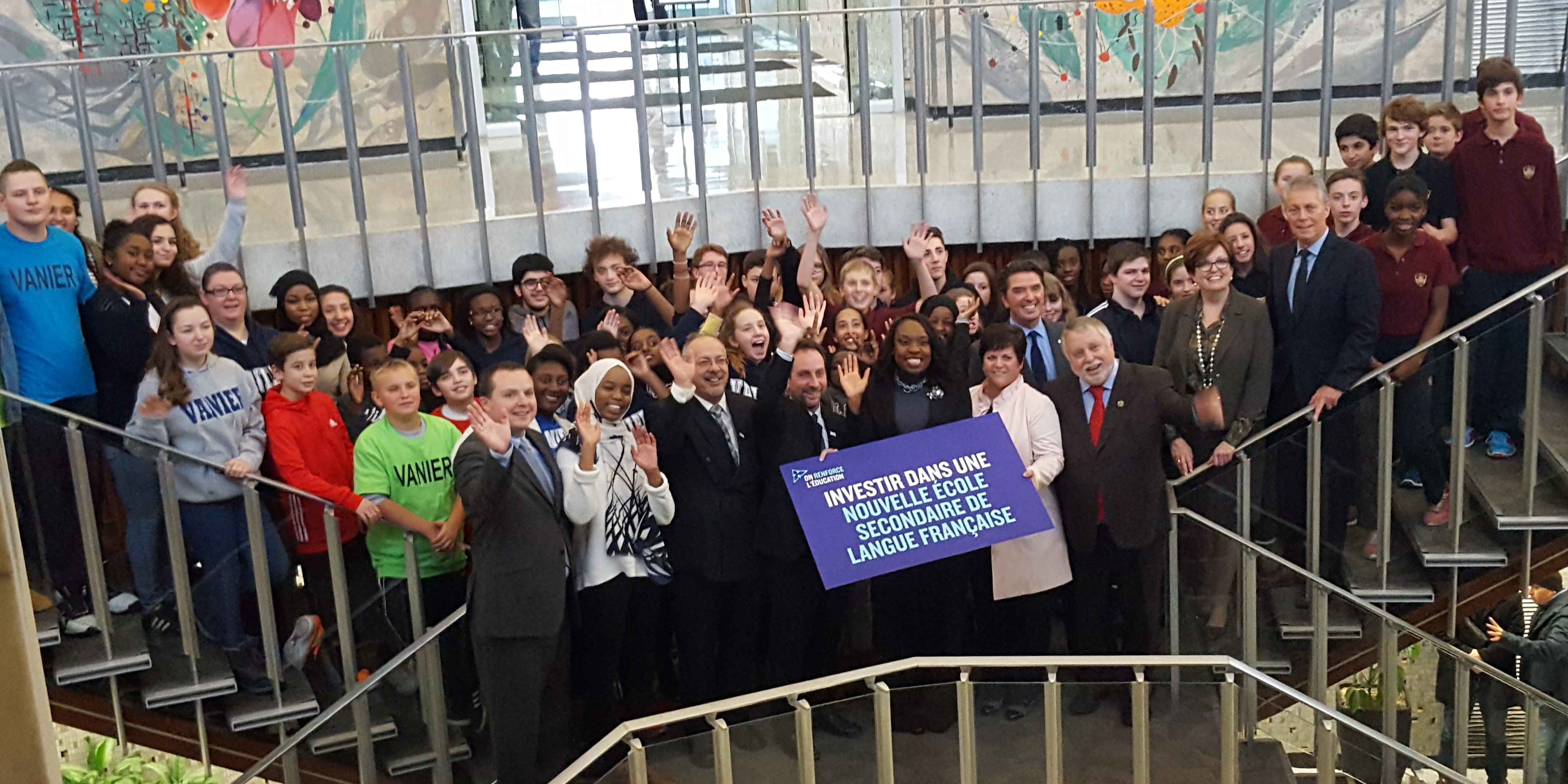 25 millions $ pour les deux écoles de Hamilton