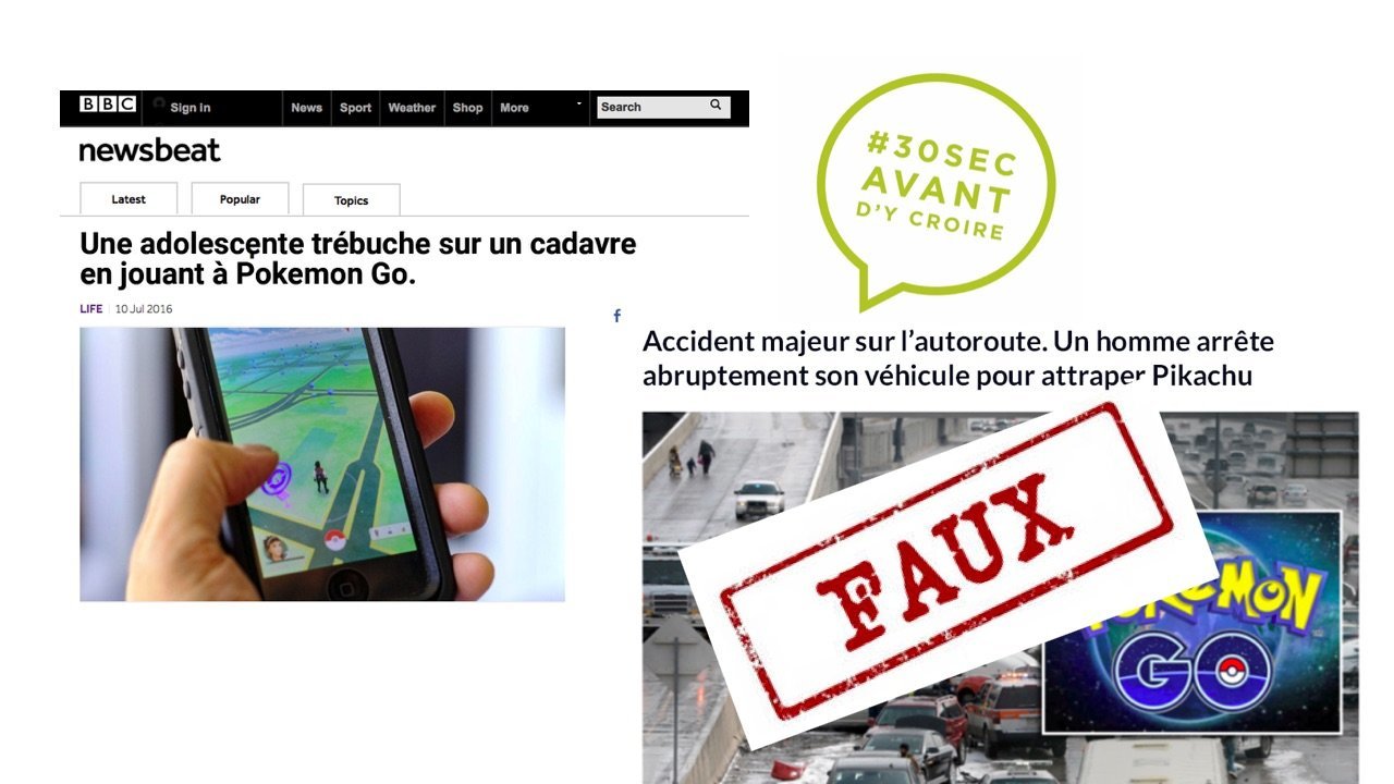 30 secondes contre une fausse nouvelle