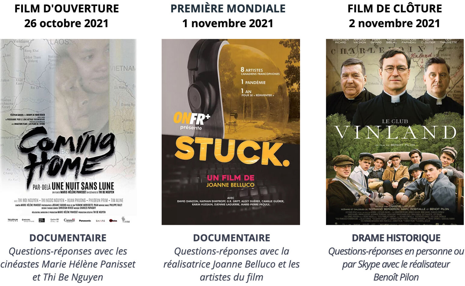 Cinéfranco 2021 : 42 films francophones à découvrir, dont 3 en salle