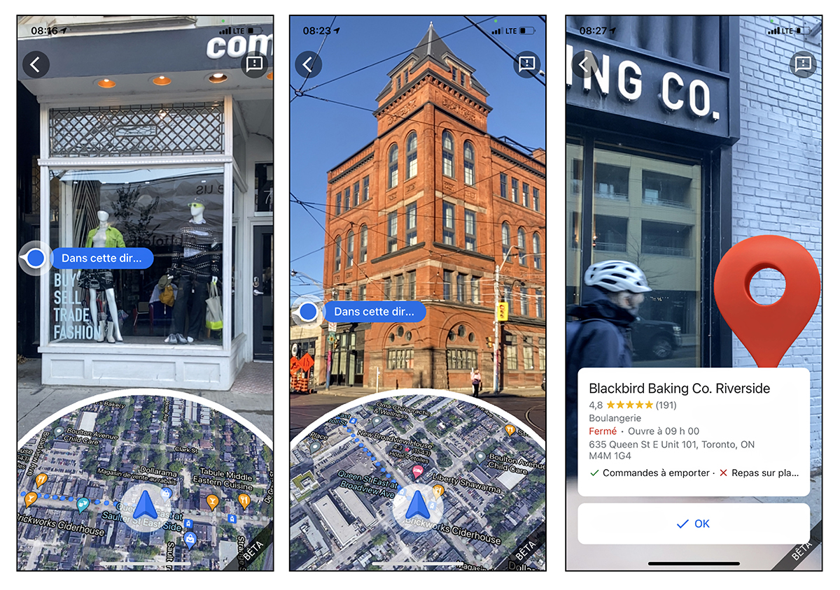 Balade dans le quartier Riverside avec Live View de Google