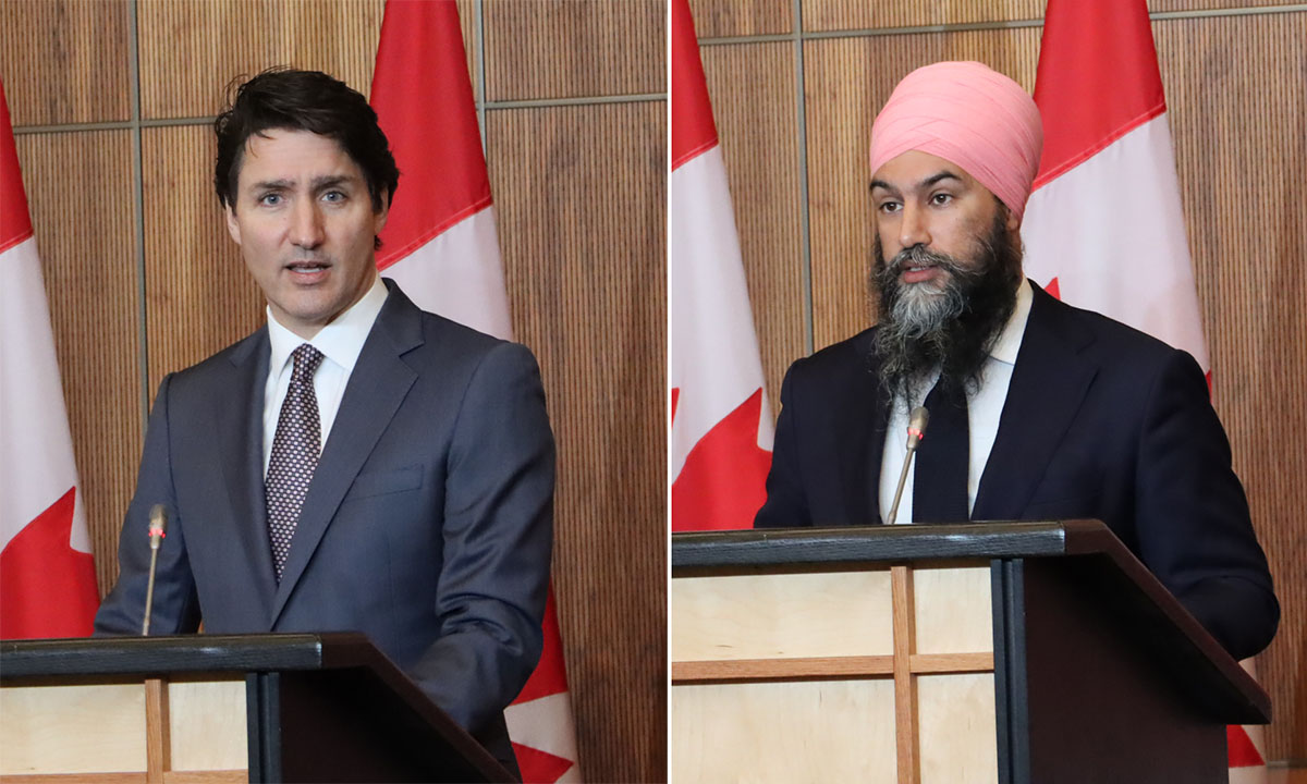 Un gouvernement Trudeau-Singh jusqu’en 2025