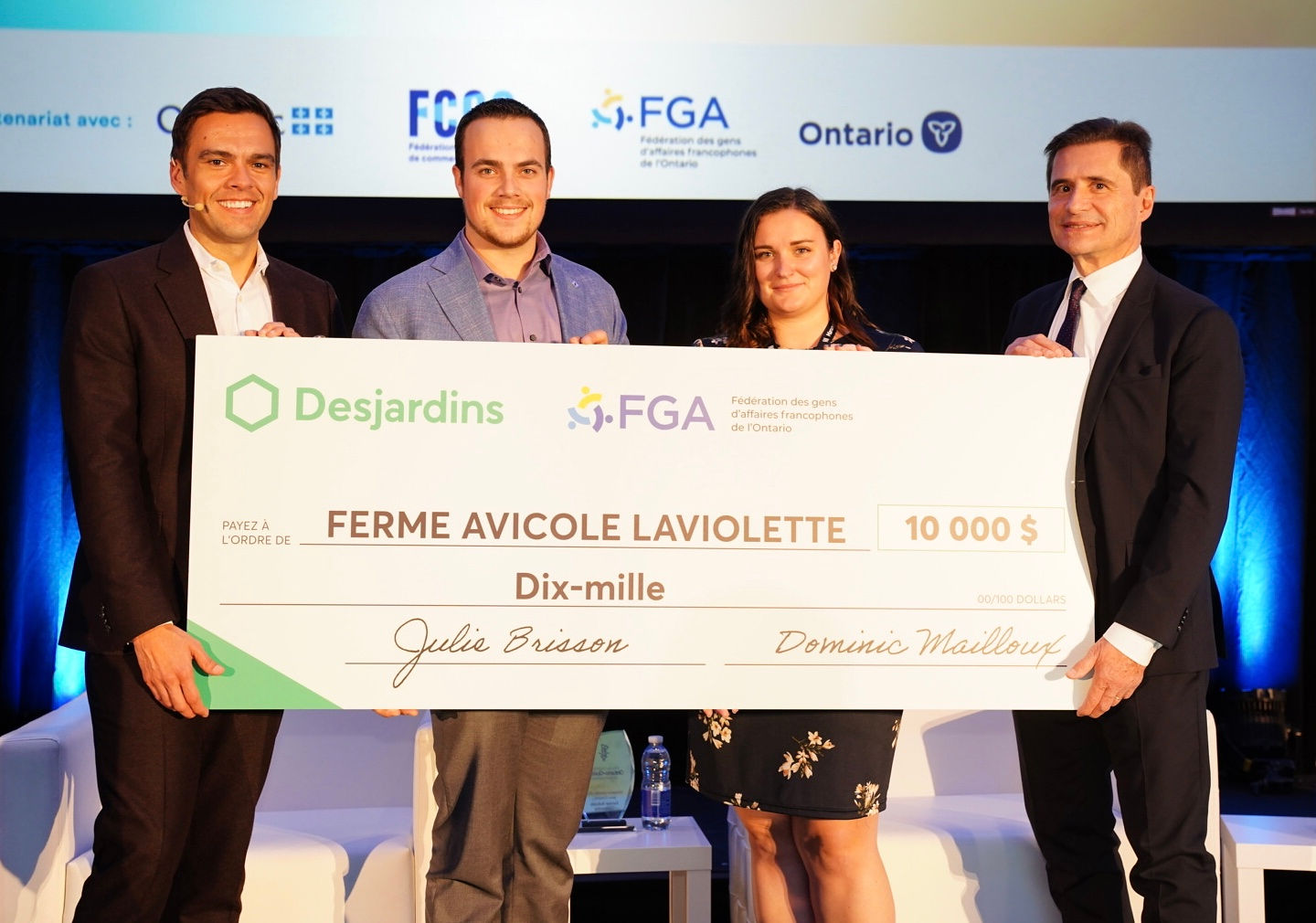 Ferme Avicole Laviolette et Humance, Prix du commerce Ontario-Québec en ...