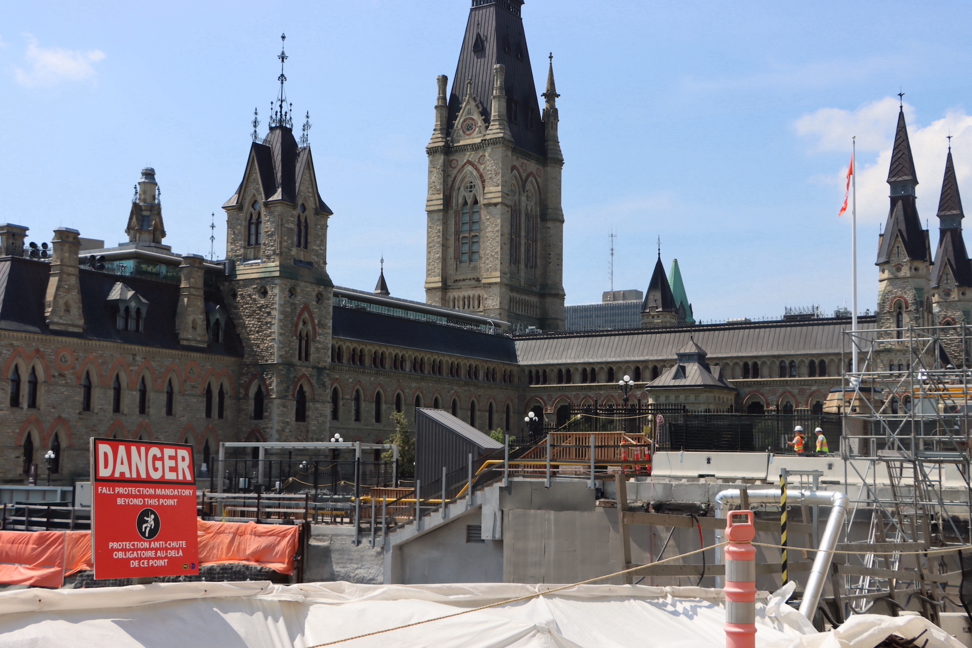 Le point sur l’imposant chantier de la colline du Parlement