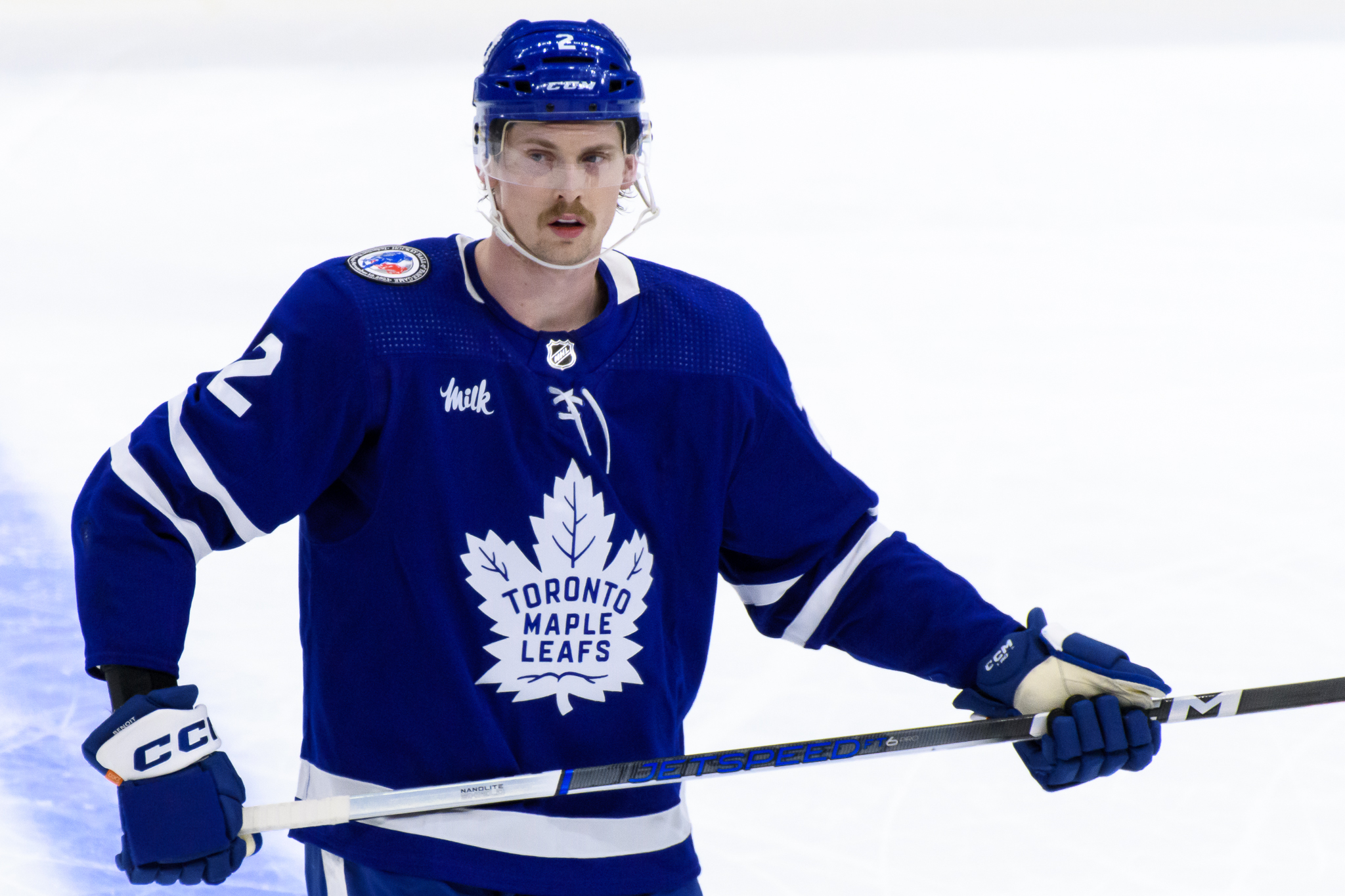 Le Québécois Simon Benoit veut faire sa place avec les Maple Leafs