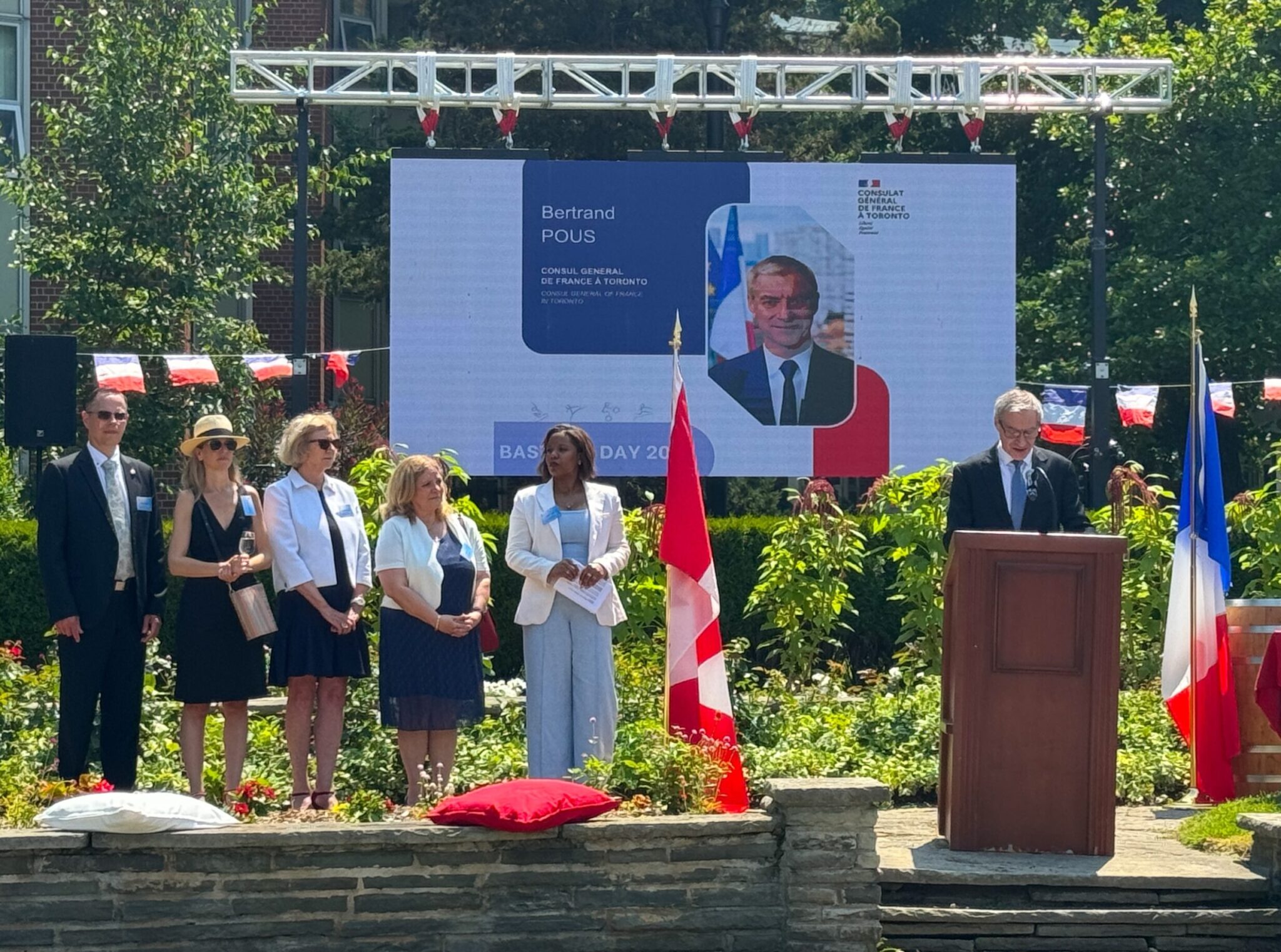 Les JO à l'honneur pour la Fête nationale française à Glendon