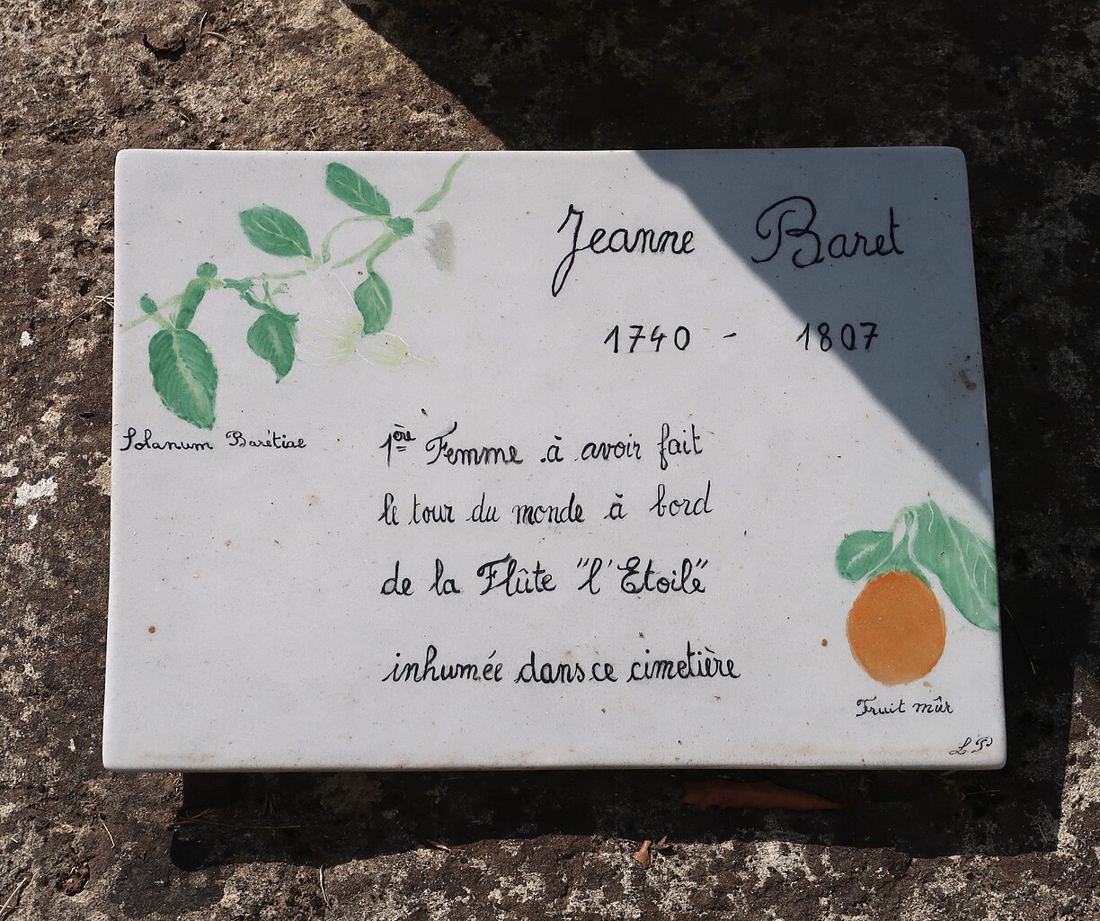 Jeanne Barret, première femme à faire le tour du monde