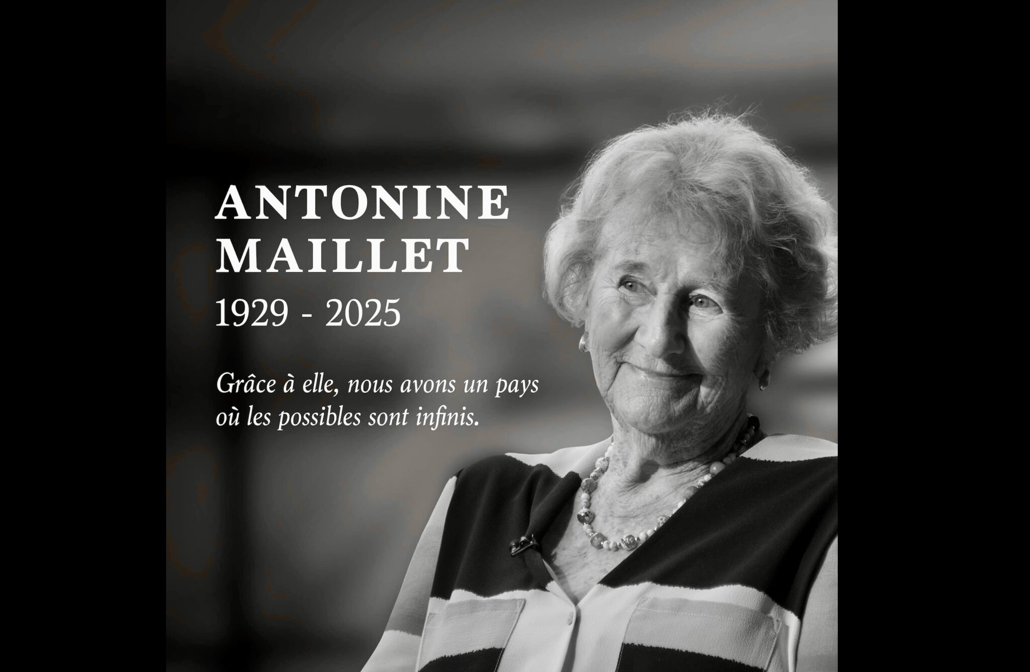 Antonine Maillet: l'Acadie en deuil de son ambassadrice